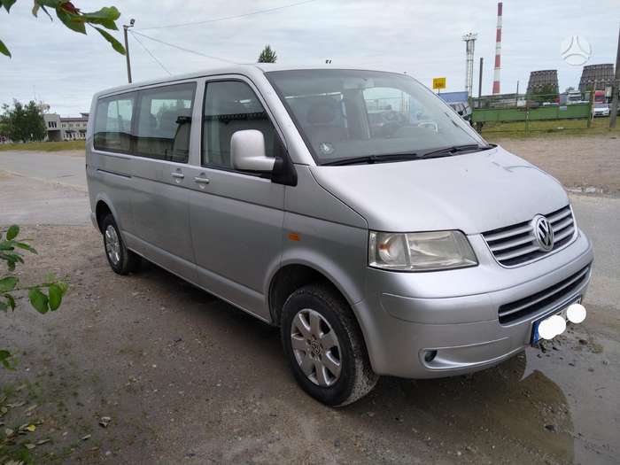 Volkswagen Caravelle, 2.5 l., keleivinis mikroautobusas 2006-07 m ...