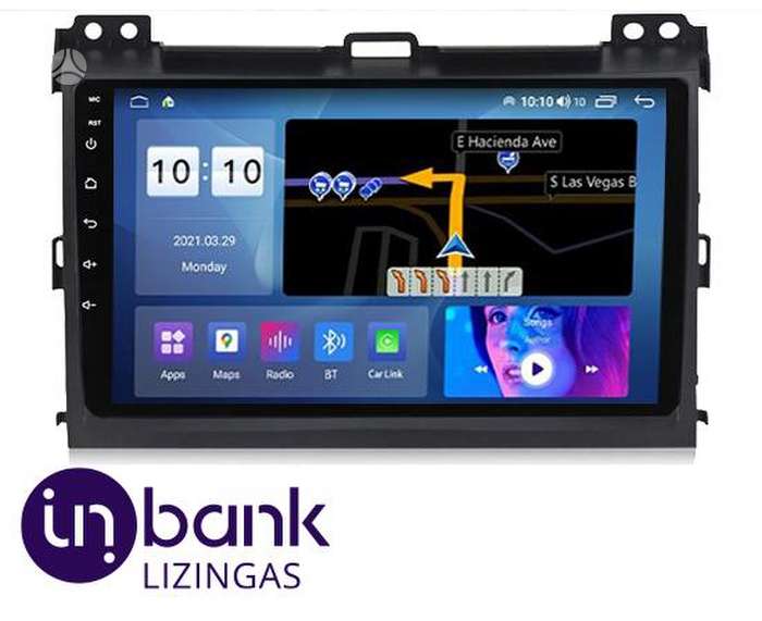 Toyota Land Cruiser Toyota land cruiser prado j120 android multimedijos ...