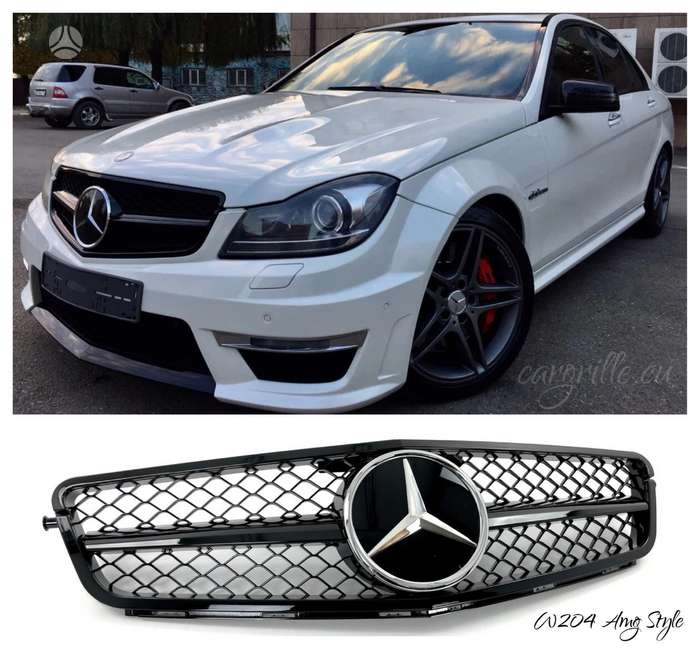 Mercedes-Benz C klasė, W204 AMG STYLE, Complete c204 w204 s204 c63 amg style black edition front ...