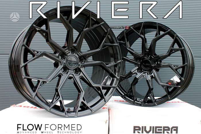 RIVIERA RF5 Gloss Black Flow Formed, lengvojo lydinio, R22 | A23423057