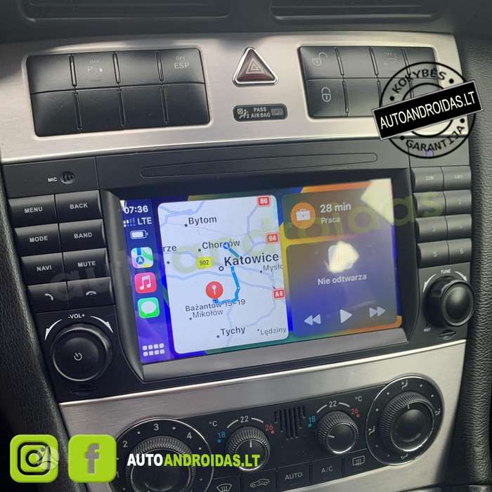 Mercedes-Benz MERCEDES C W203 CLK W209 G W463 Android multimedija ...