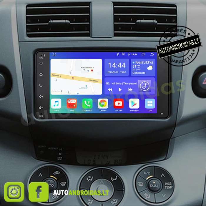 Toyota 2DIN ANDROID TOYOTA UNIVERSALI Android multimedija navigacija, multimedija su navigacija ...