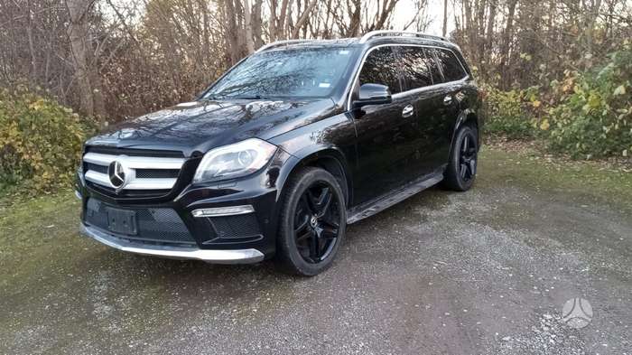 Mercedes-Benz GL550 Amg apdailos amg r21 ratai harman cardon designo ...