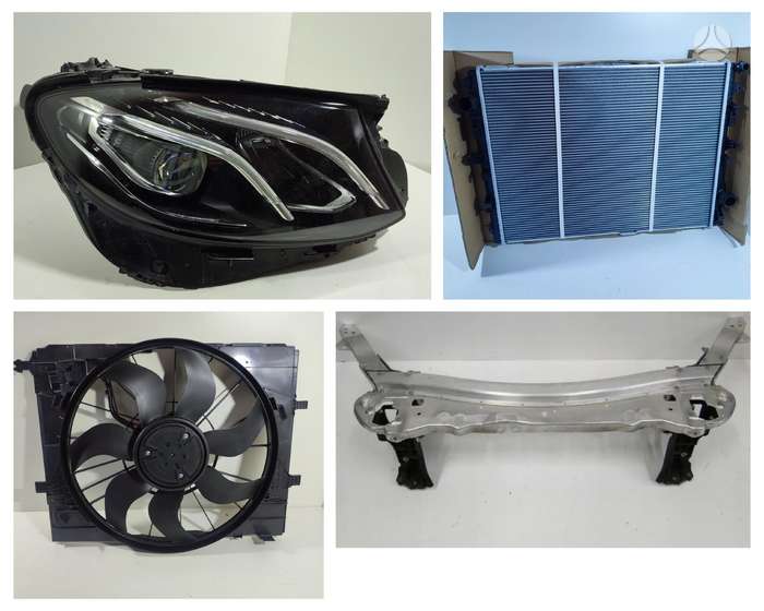 Mercedes-Benz E klasė, A2139066601, žibintai, vandens radiatorius ...