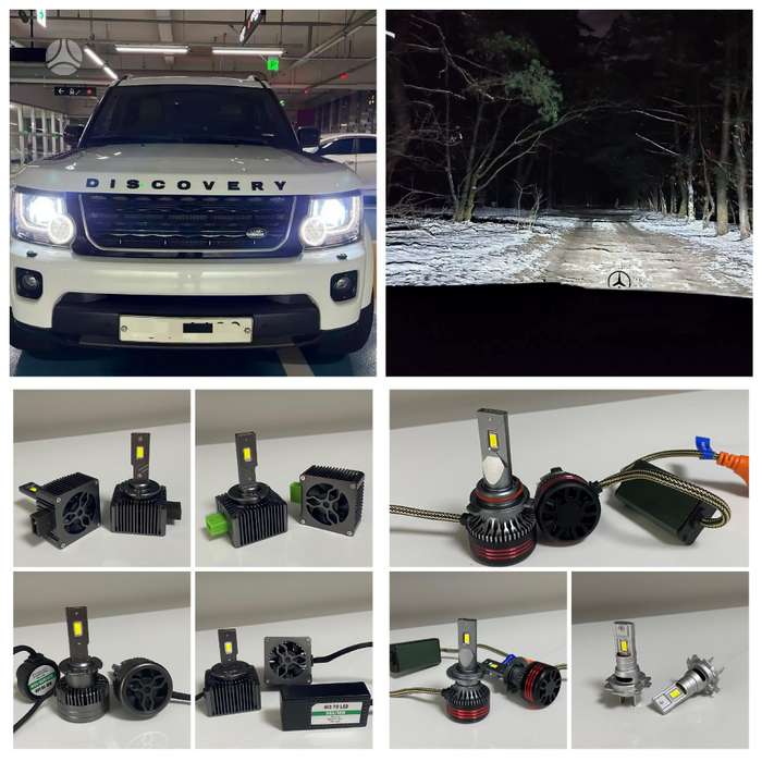 LED lemputes H7 H11 D1S D2S D3S automobiliui Bmw Audi Mercedes | A29585503