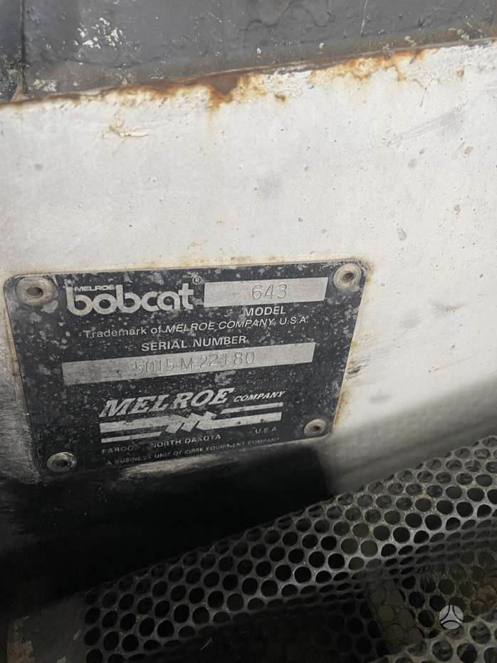 Bobcat 643, mini krautuvai 2013 m., | A29886242