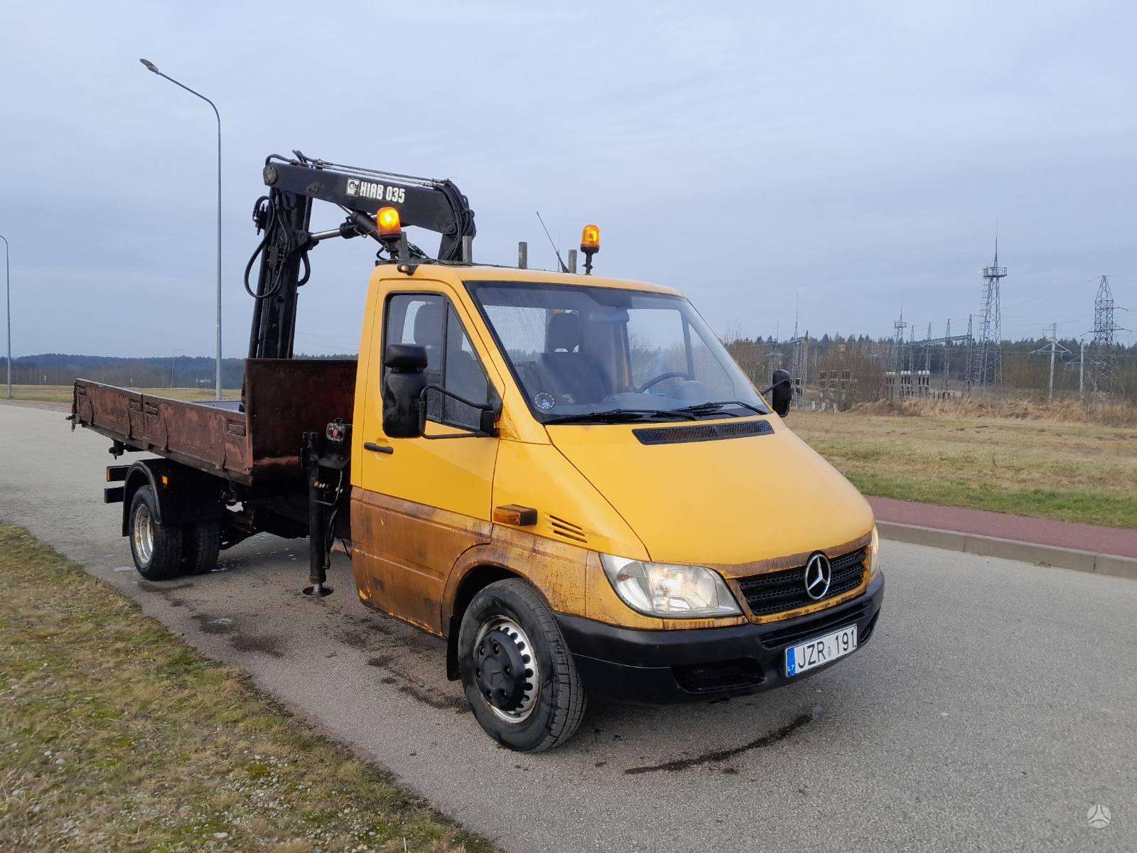 Mercedes-Benz Sprinter 616, savivarčiai su kranu 2005 m., | A27473941