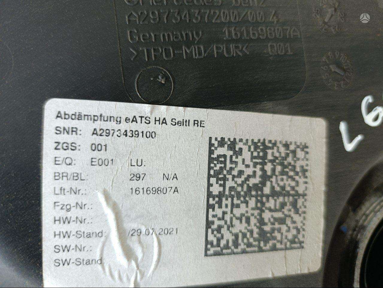 Mercedes-Benz EQS, 780.600, 780 600 rwd elektromobilio variklis iš ...
