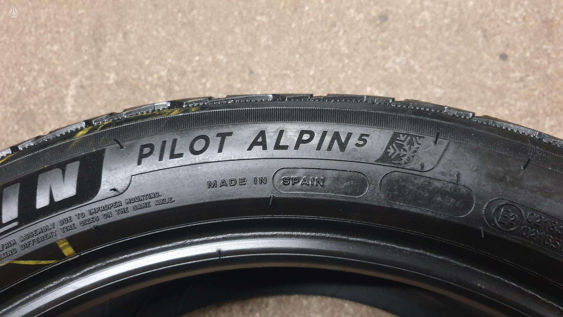 Michelin Pilot Alpin 5 apie 7mm, žieminės 255/40 R18 | A30968540