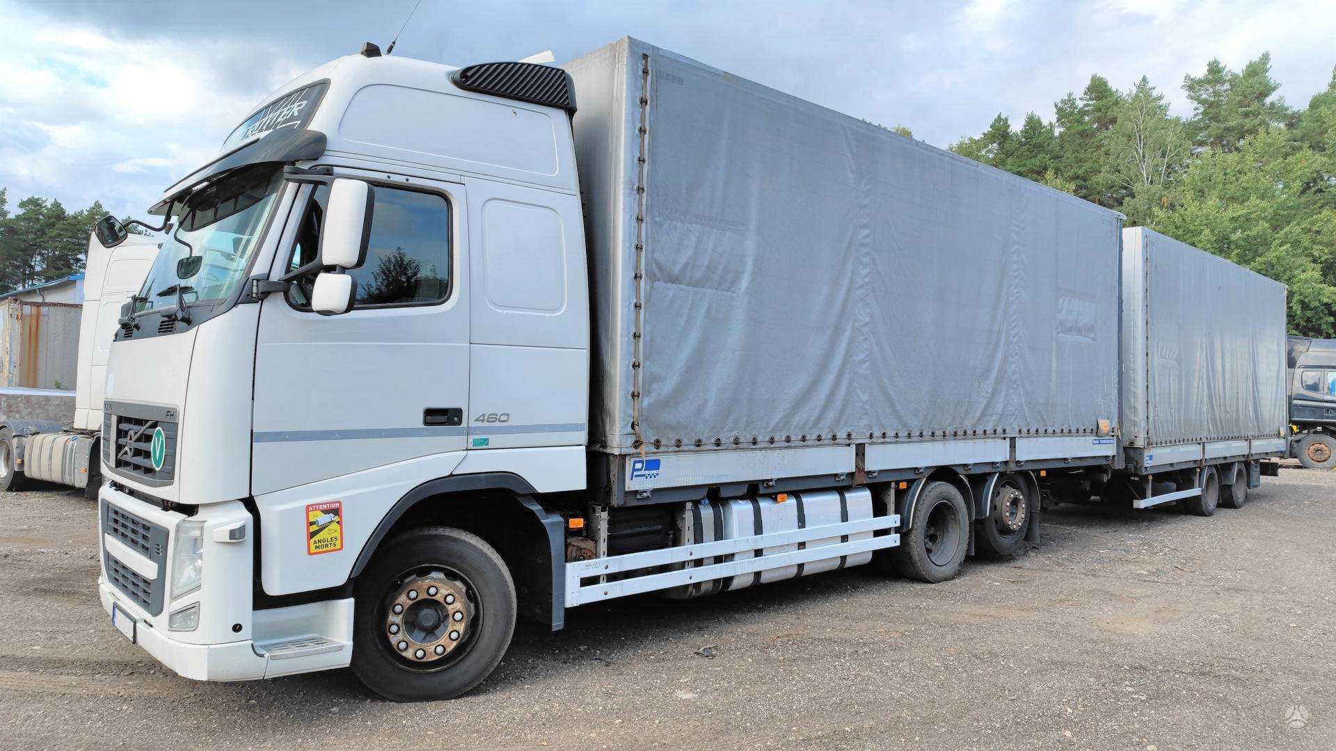 Volvo FH 460 XL, TANDEM-117m3, bortiniai su tentu 2012-06 m., | A30991122