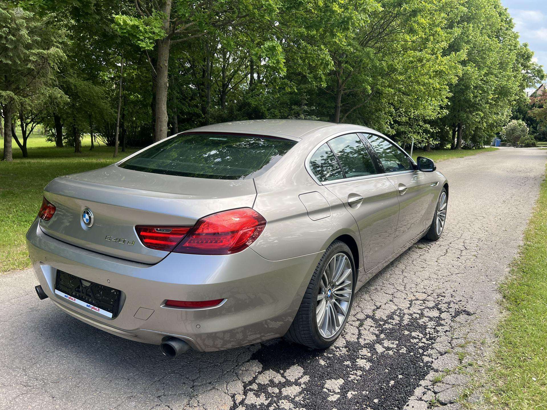 BMW 640 Gran Coupe, 3.0 l., sedanas 2015 m., | A31026218