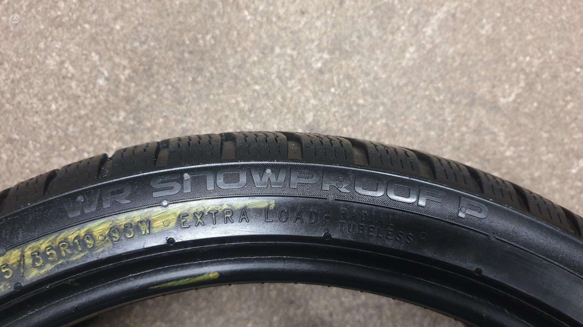 Nokian WR Snowproof P apie 8.5mm, žieminės 245/35 R19 | A31148756
