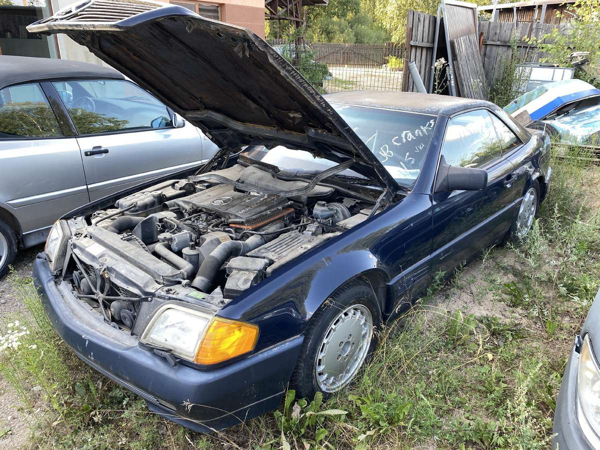 Mercedes-Benz SL500 Kebulas lygus absoliuciai be rudziu variklis ir ...