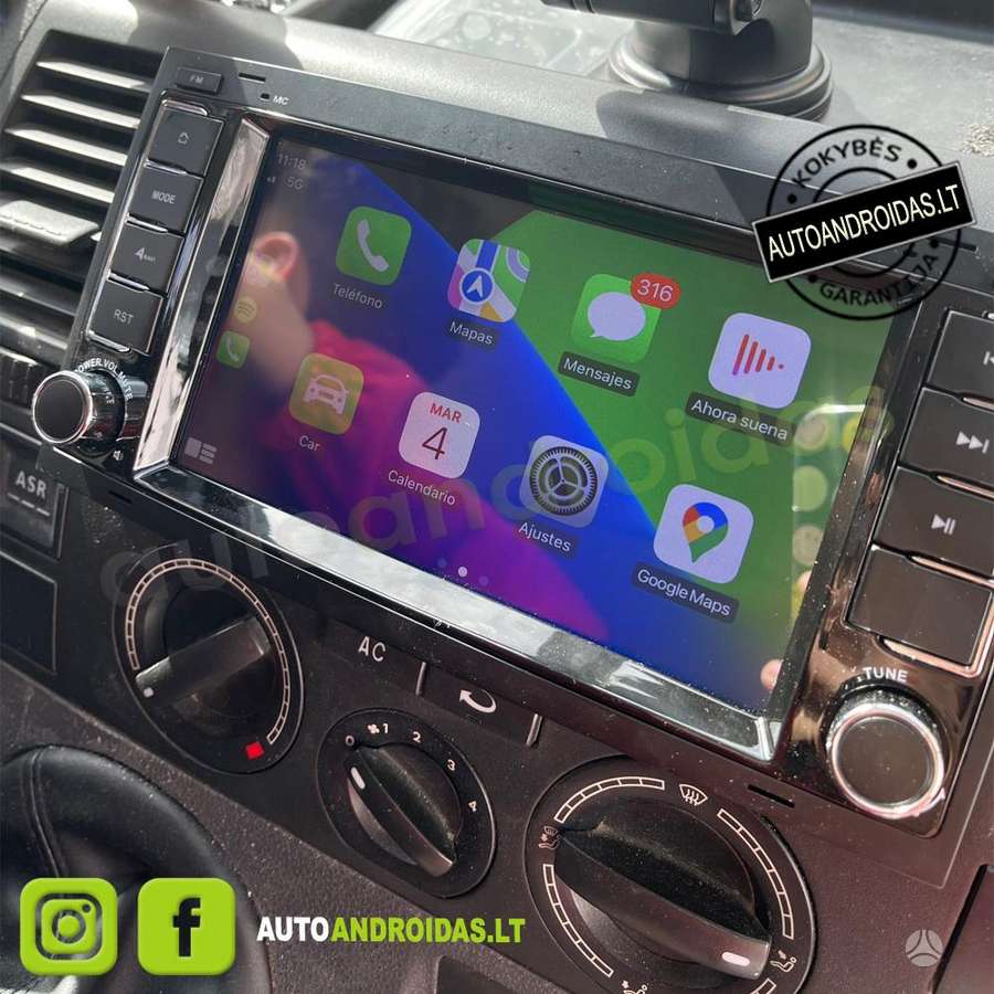 Volkswagen MULTIVAN T5 TRANSPORTER Android multimedija navigacija ...