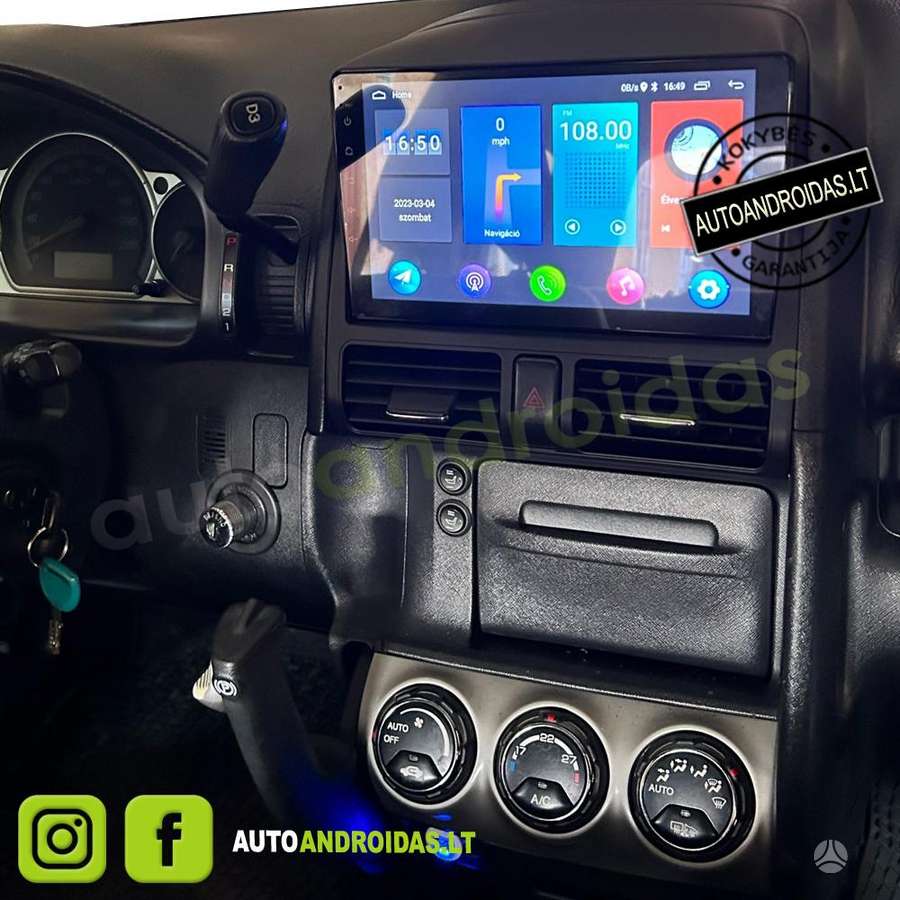 Honda HONDA CRV 2001-06 Android multimedija navigacija 2DIN magnetola ...