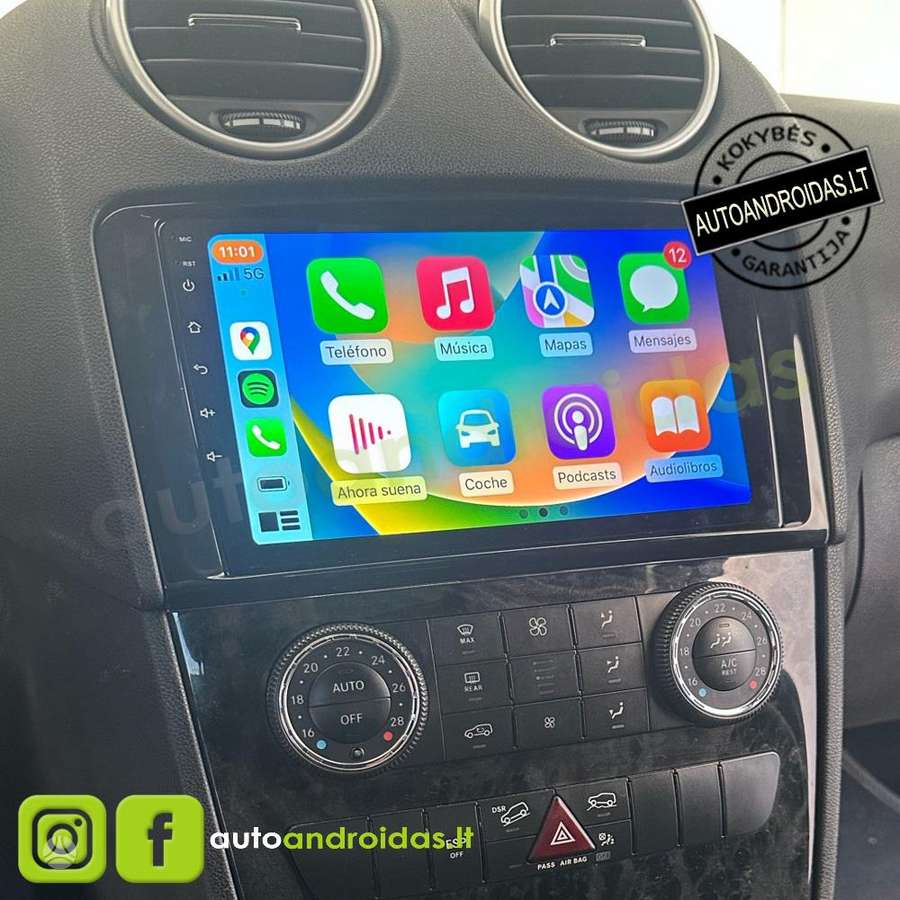 Mercedes-Benz MERCEDES 2007-12 ML W164 GL X164 Android multimedija ...
