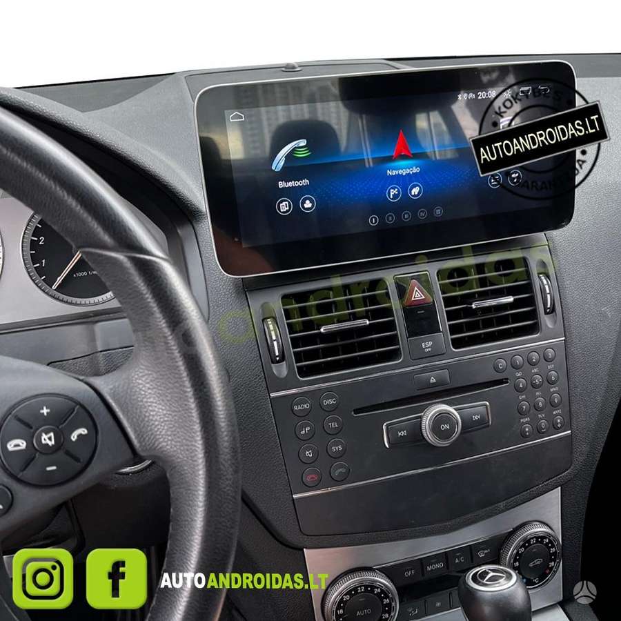 Mercedes-Benz MERCEDES 2007-10 C W204 S204 Android multimedija ...