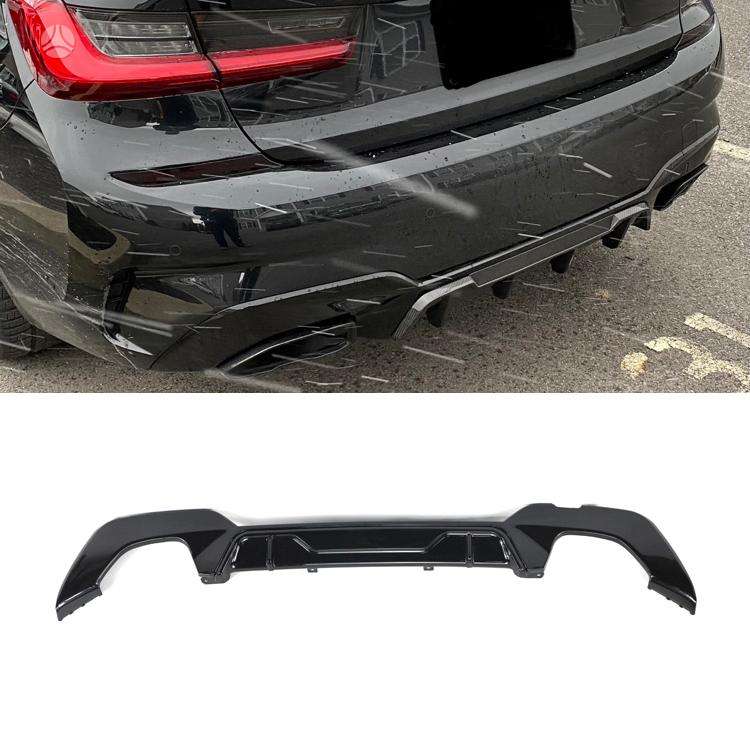 BMW G20/G21 (18-) M340i M-sport galinio buferio difuzorius juodas, blizgus | A20996828