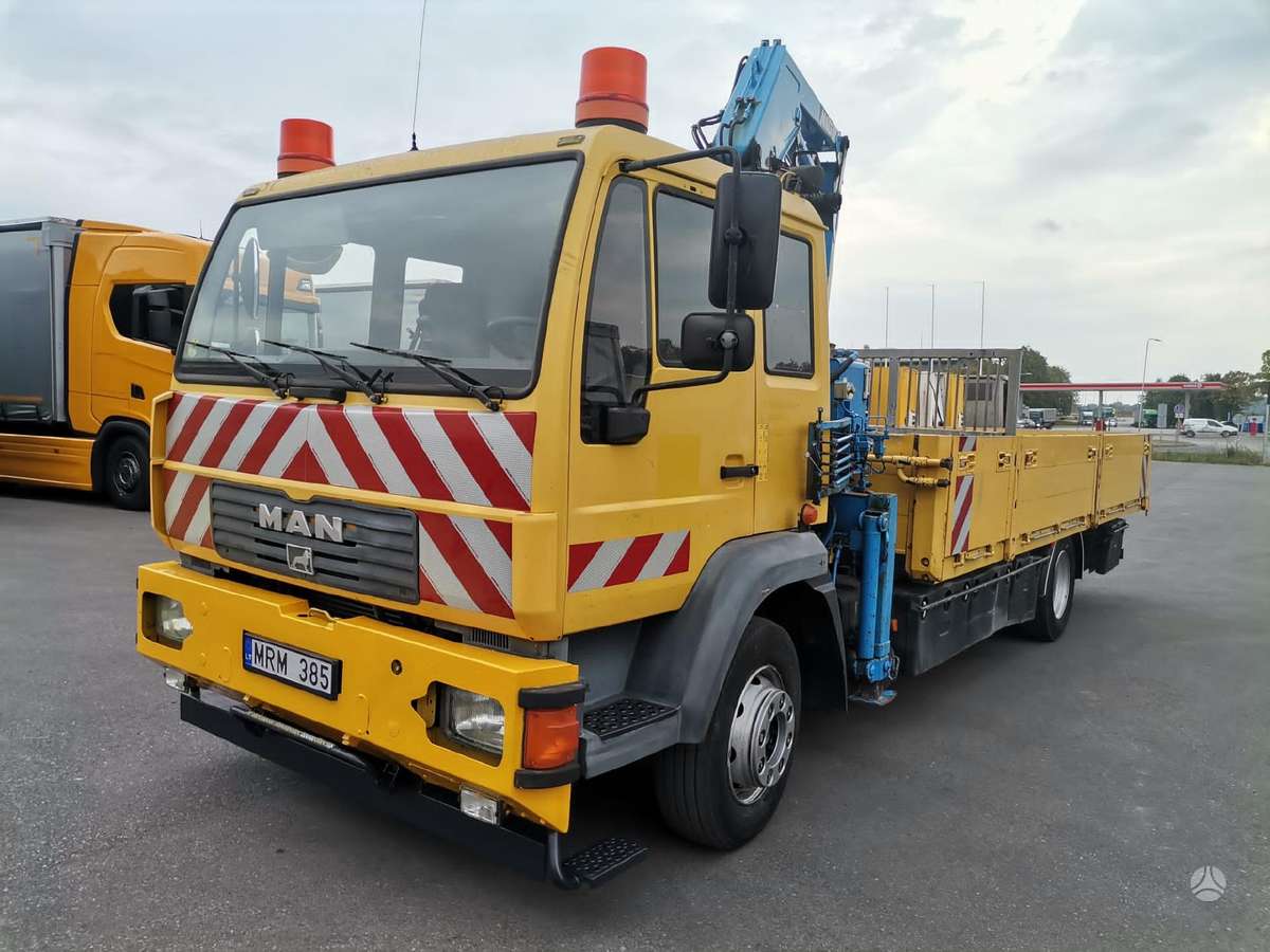 MAN 14.220, su kranu 2004-09 m., | A13449709