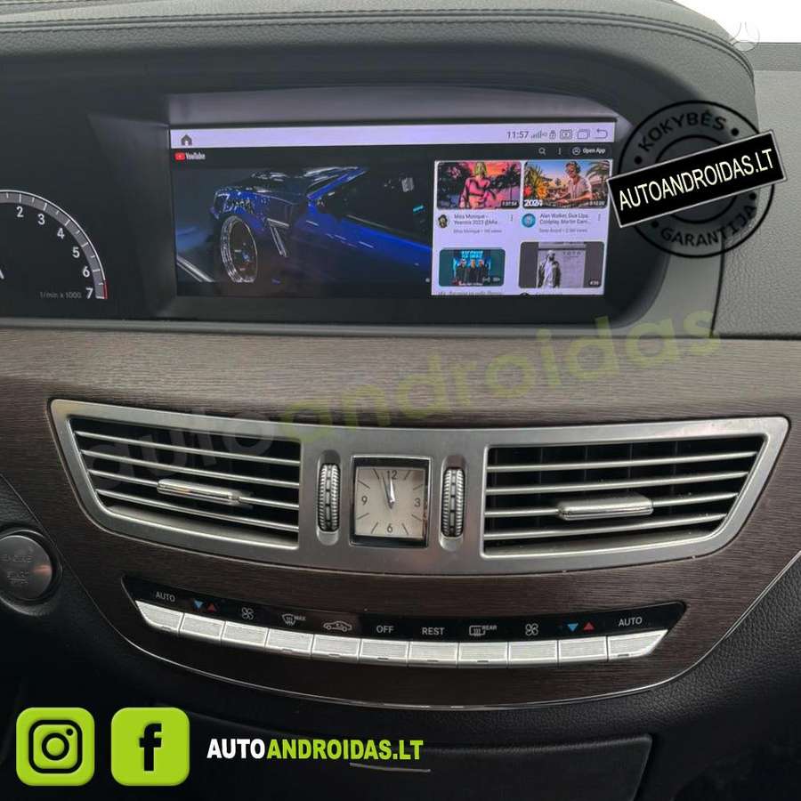 Mercedes-Benz MERCEDES BENZ S W221 Android multimedija navigacija ...