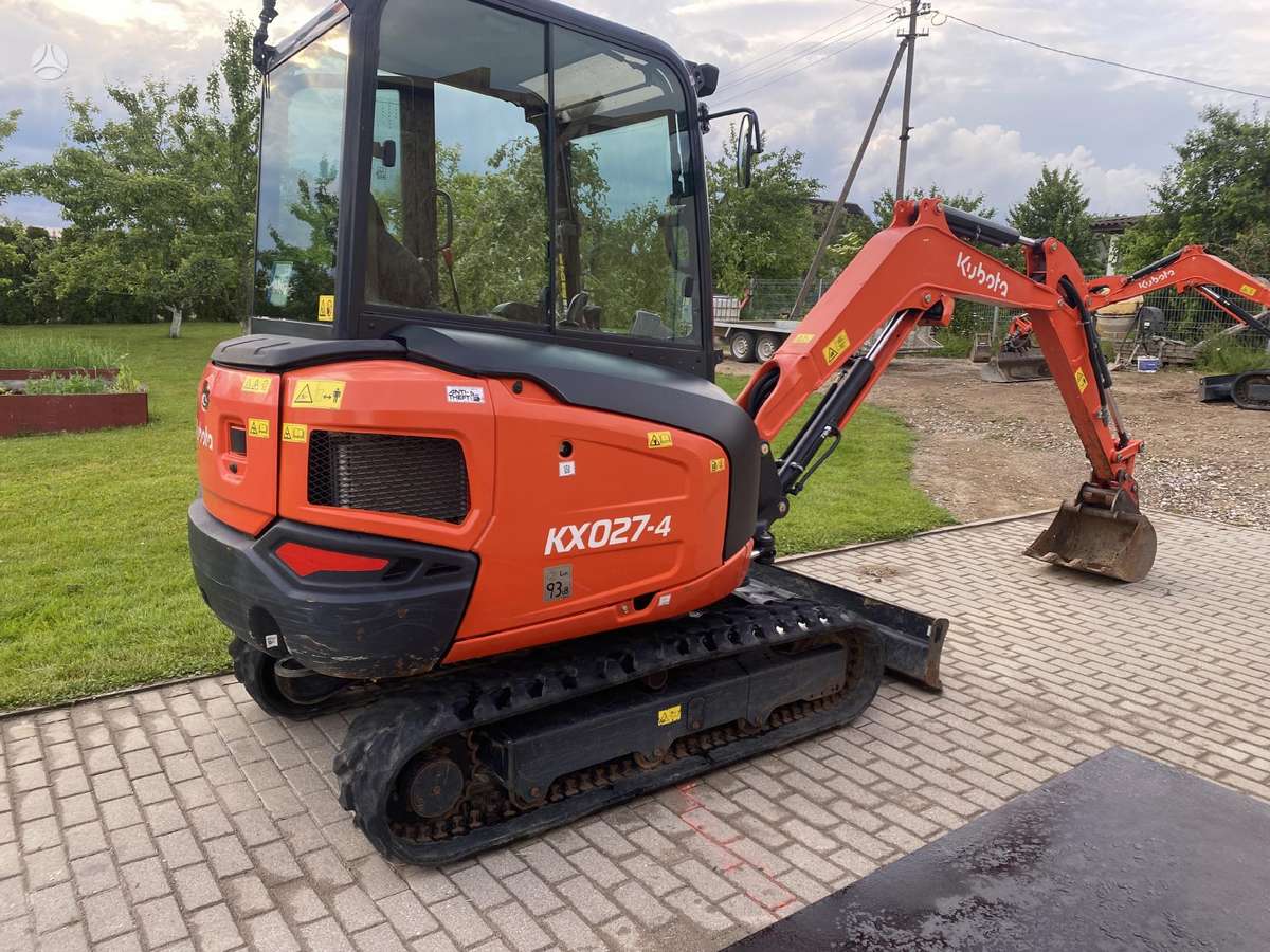 Kubota KX027-4, mini ekskavatoriai 2021-02 m., | A28570051
