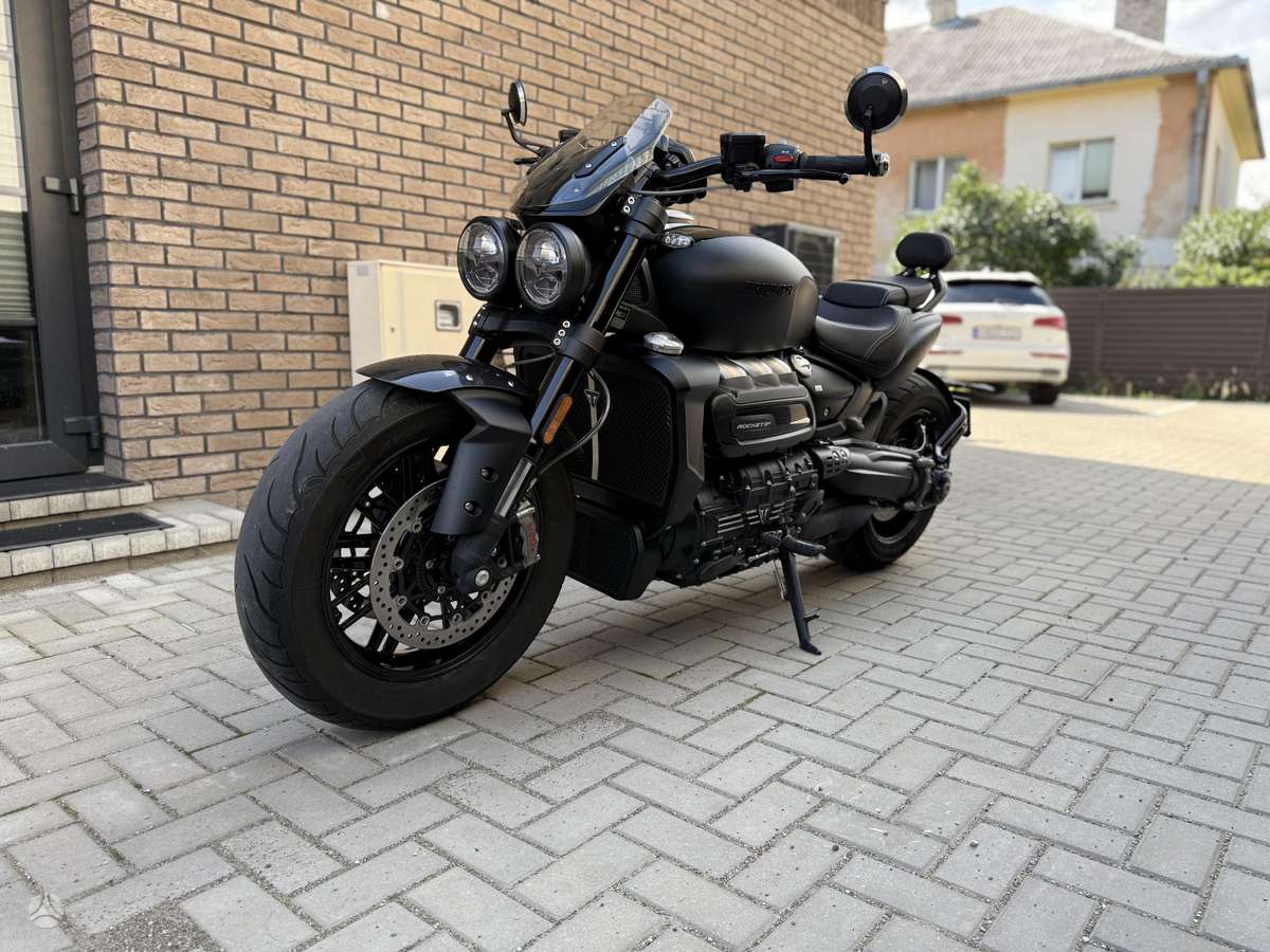Triumph Rocket III R 2500cc, čioperiai / kruizeriai / custom 2021-09 m ...