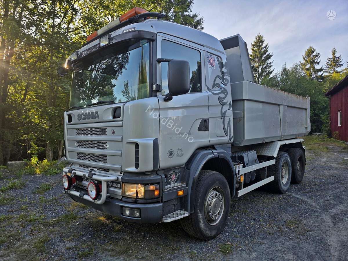 Scania R164 *6x4 *MECHANIKA *LINGĖS *DID. AŠYS * VIDEO, самосвалы 2004 ...