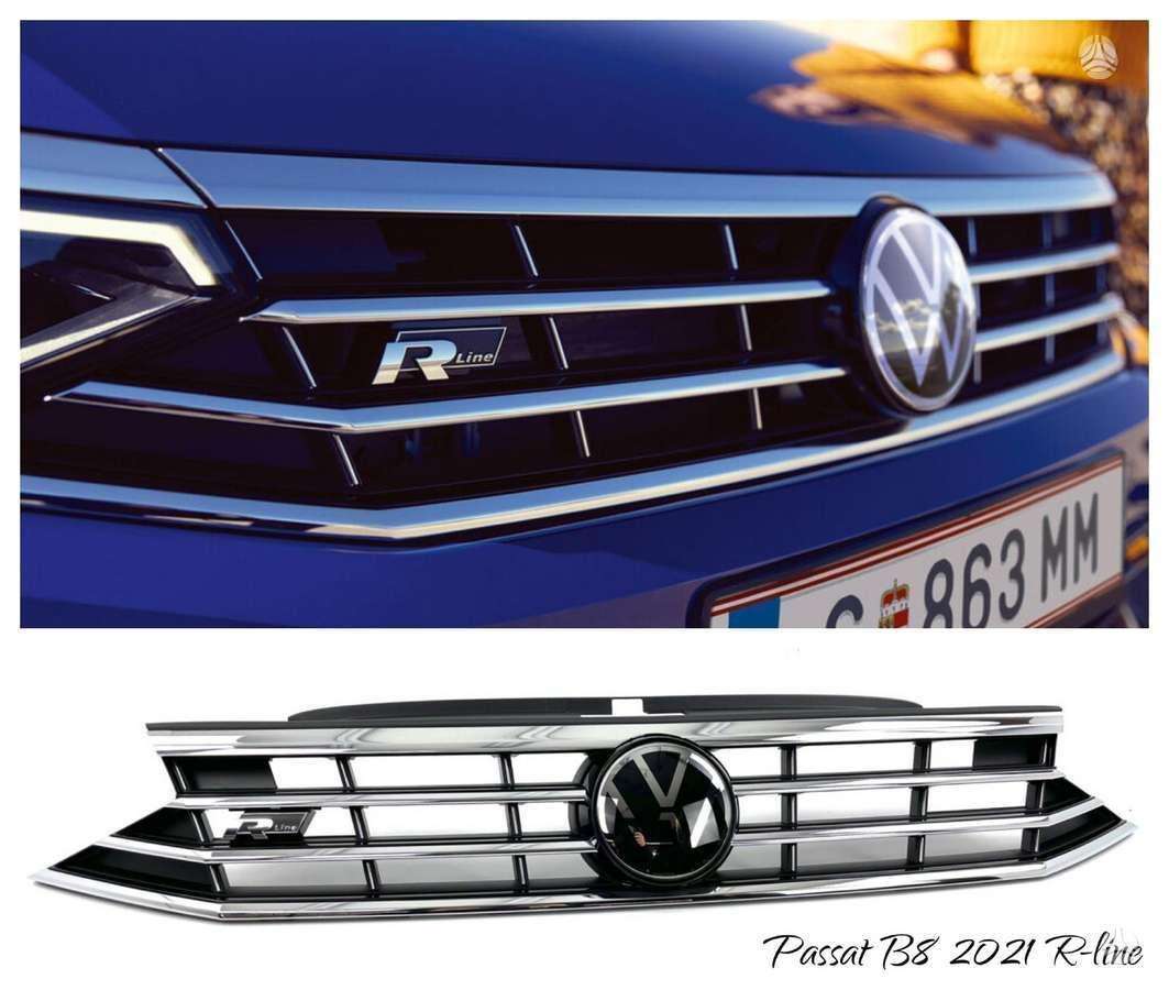 Volkswagen Passat, oem, Originalios centrines bamperio groteles modelis ...
