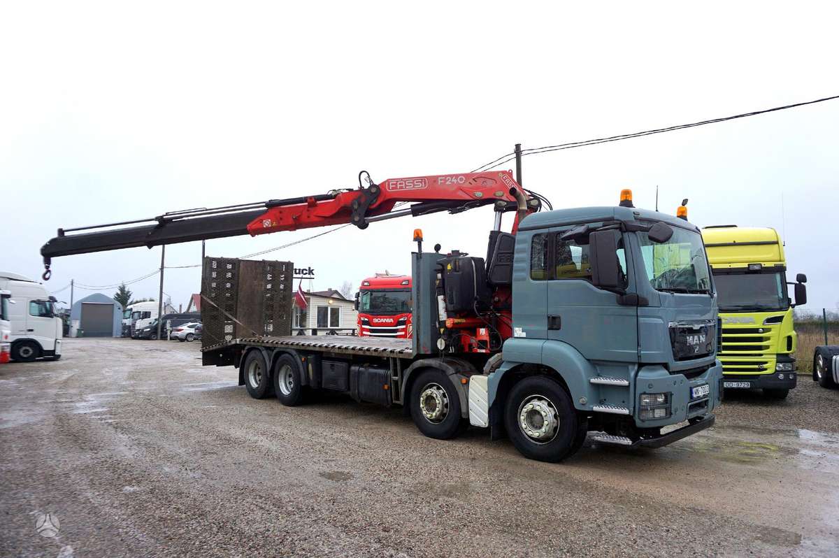 MAN TGS 35.360 8x2 +FASSI, su kranu 2008-11 m., | A29676155
