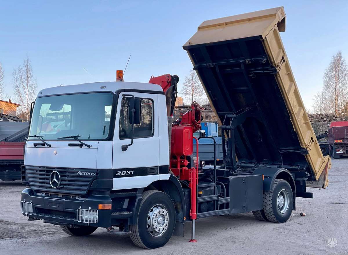 Mercedes-Benz ACTROS, savivarčiai su kranu 2004 m., | A29761471