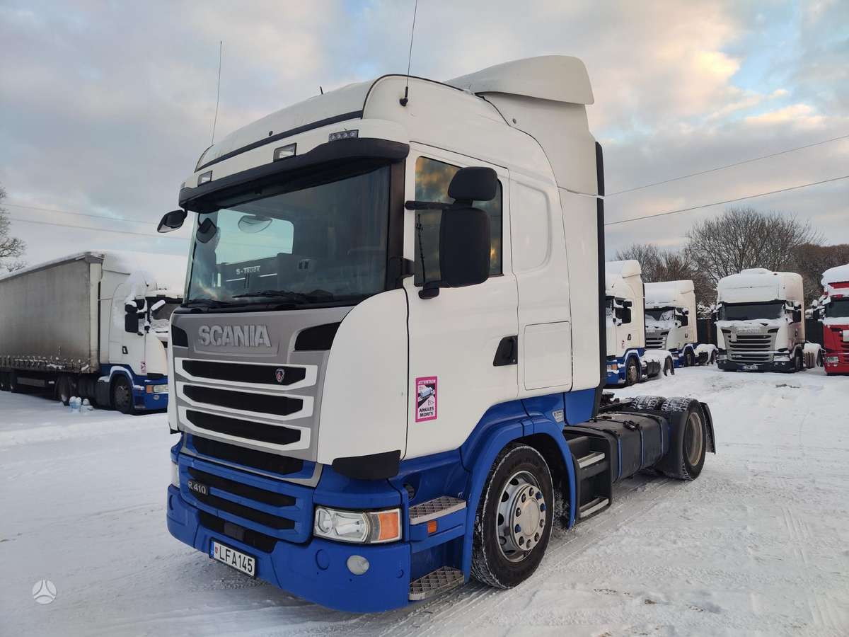 Scania Scania R410, MEGA, BE EGR, 2 miegamosios vietos 2014-12 m ...
