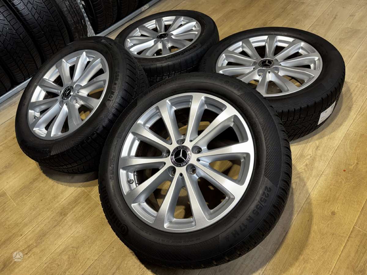 Mercedes-Benz E klasė su žiem. padangomis, lengvojo lydinio, R17 ...