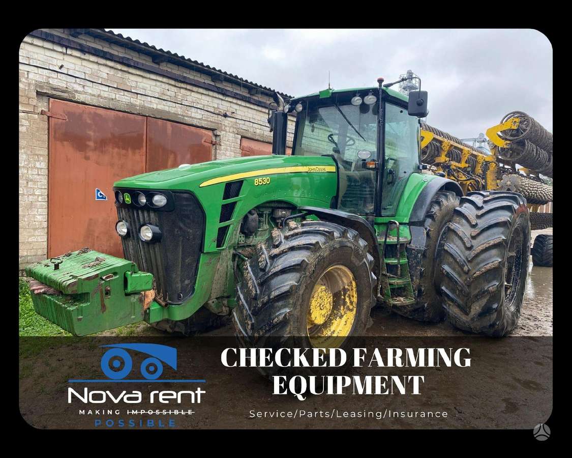 John Deere 8530, traktoriai 2007-01 m., | A29910727