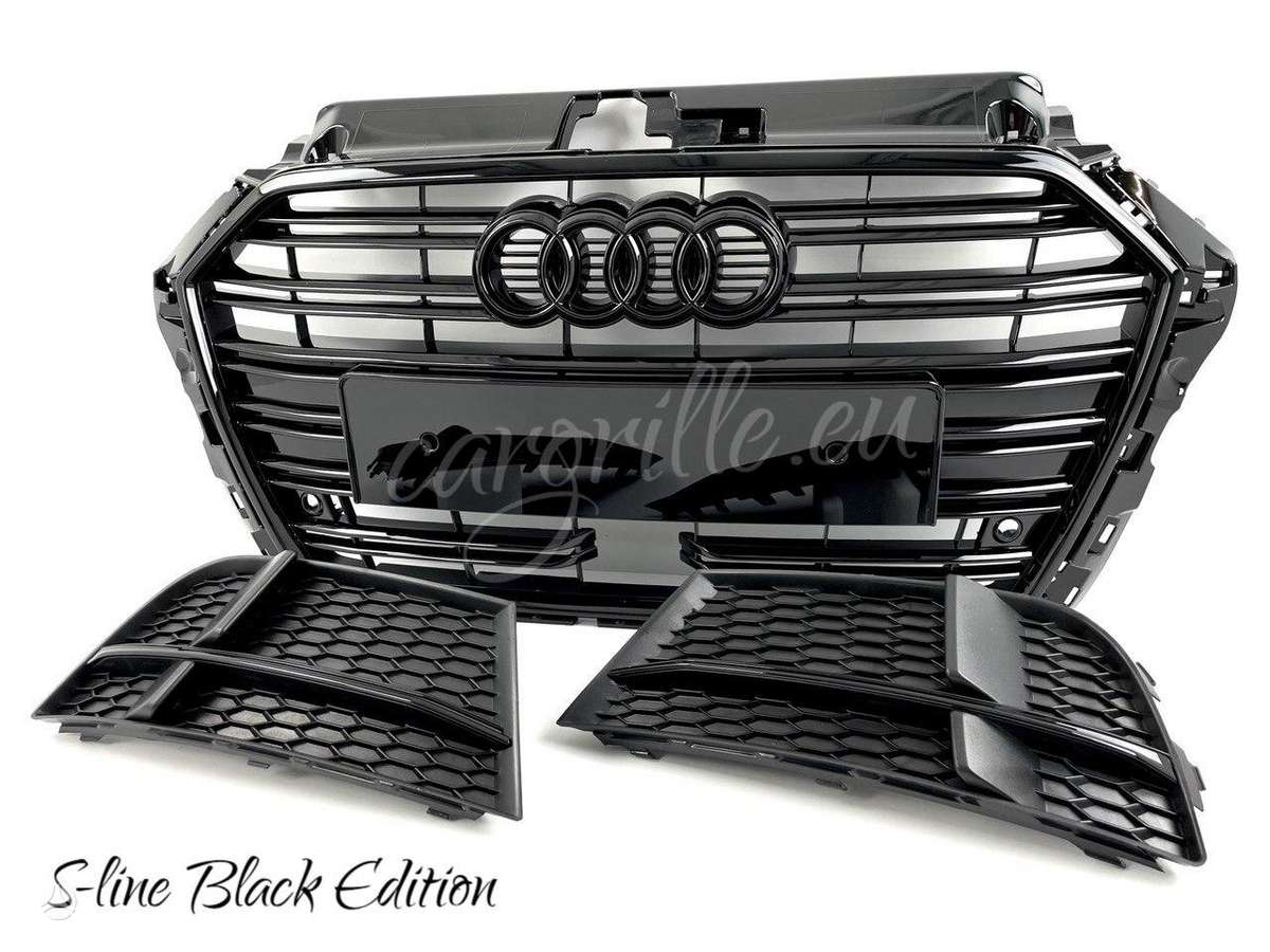 Audi A3 Audi a3 8v3 8v5 2016 2019 front bumper grille centrines bampe ...