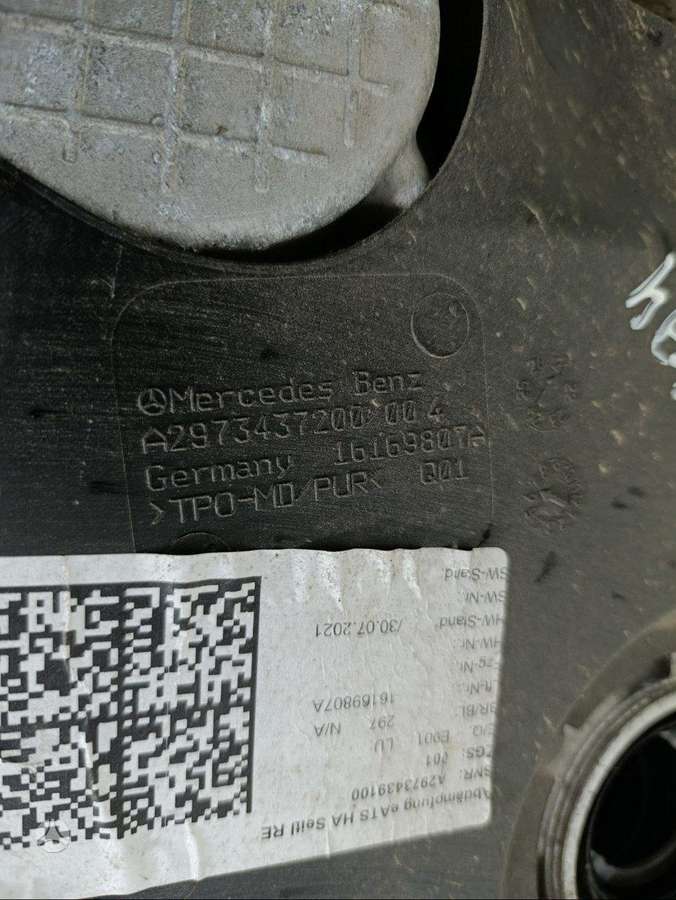 Mercedes-Benz EQS, 780.600, 780 600 rwd elektromobilio variklis iš ...