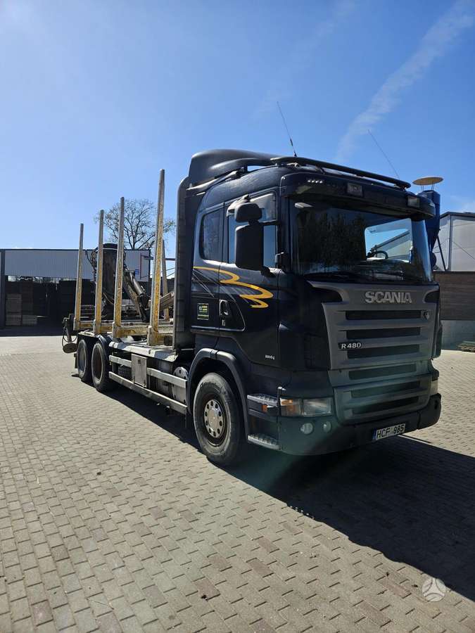 Scania R480LA, timber trucks 2008-12 m., | A31006944