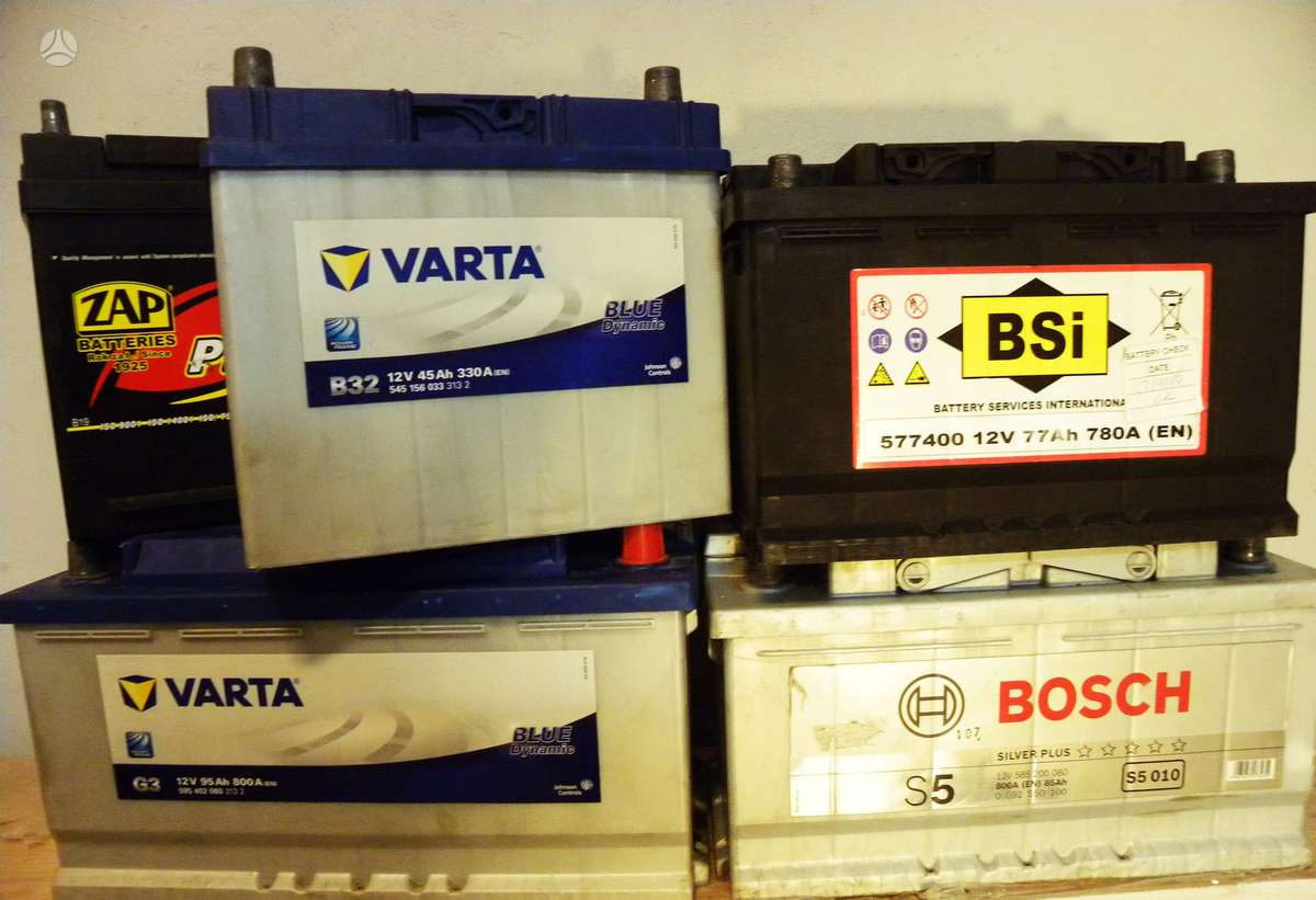 Naudoti akumuliatoriai | A6392965