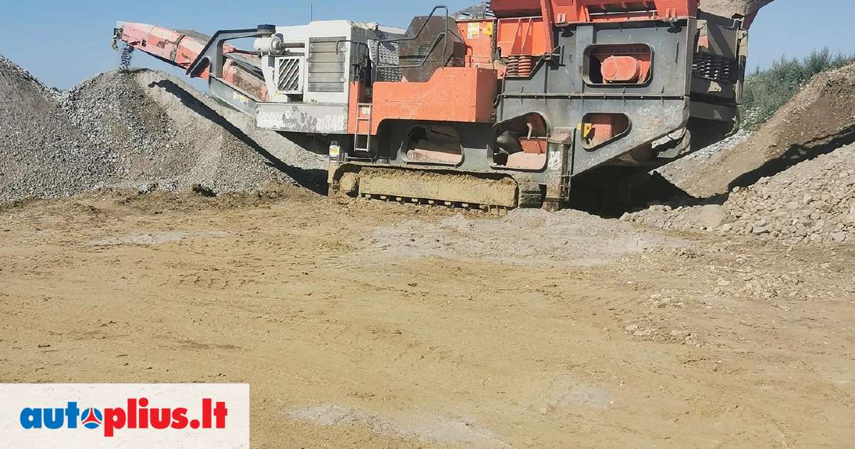 Extec SANDVIK 340, akmens smulkinimo mašinos 2011-06 m., | A11896237