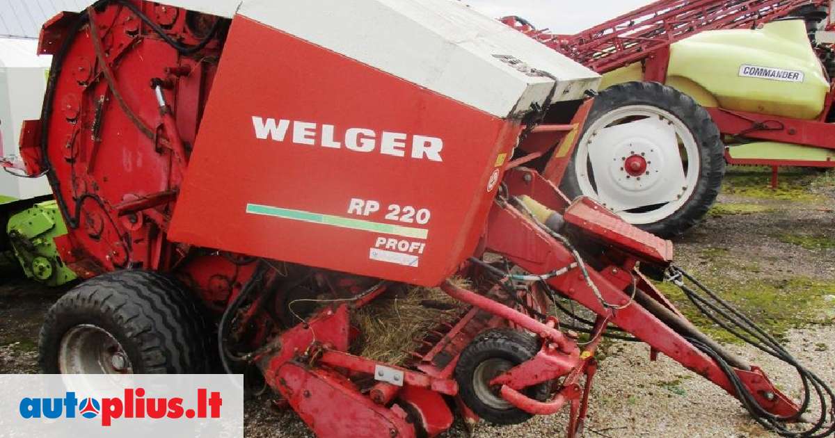 Welger RP220 PROFI 1986 m., | A6705083