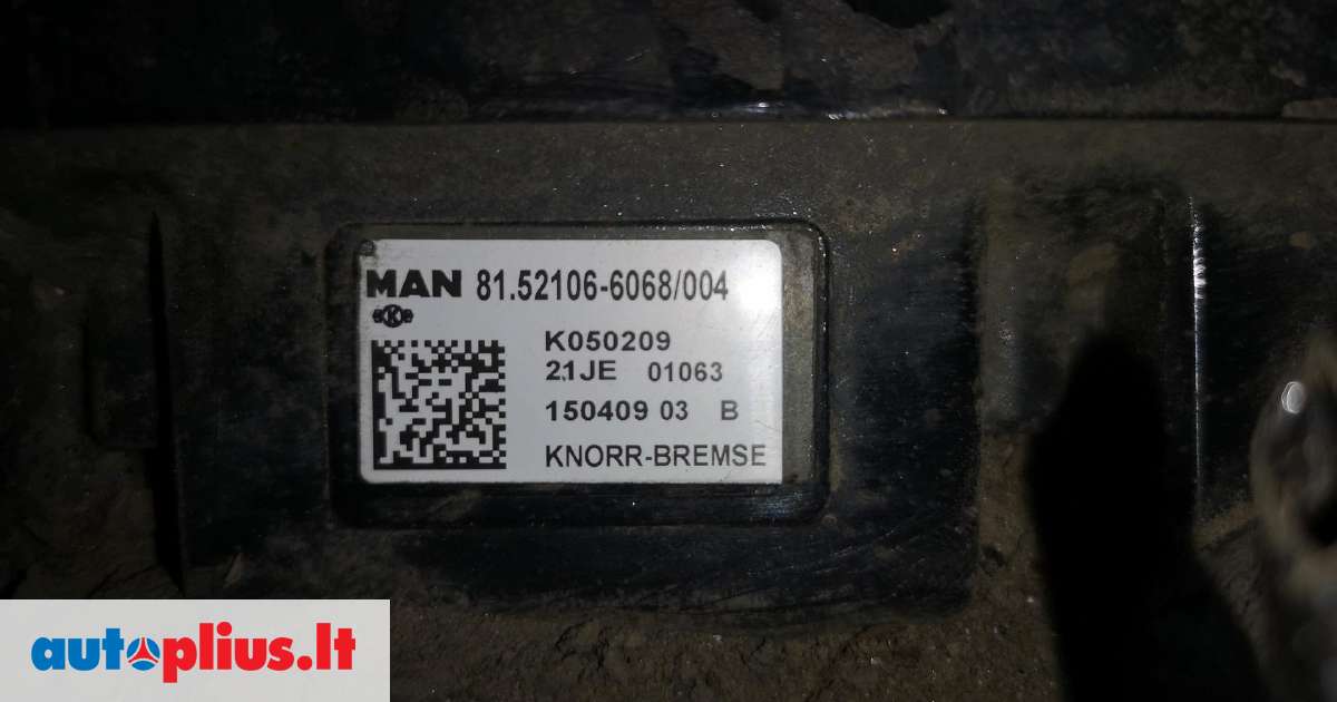 MAN TGX-TGS , Knorr-Bremse K050209, sunkvežimiai 2015 m., | A12813515