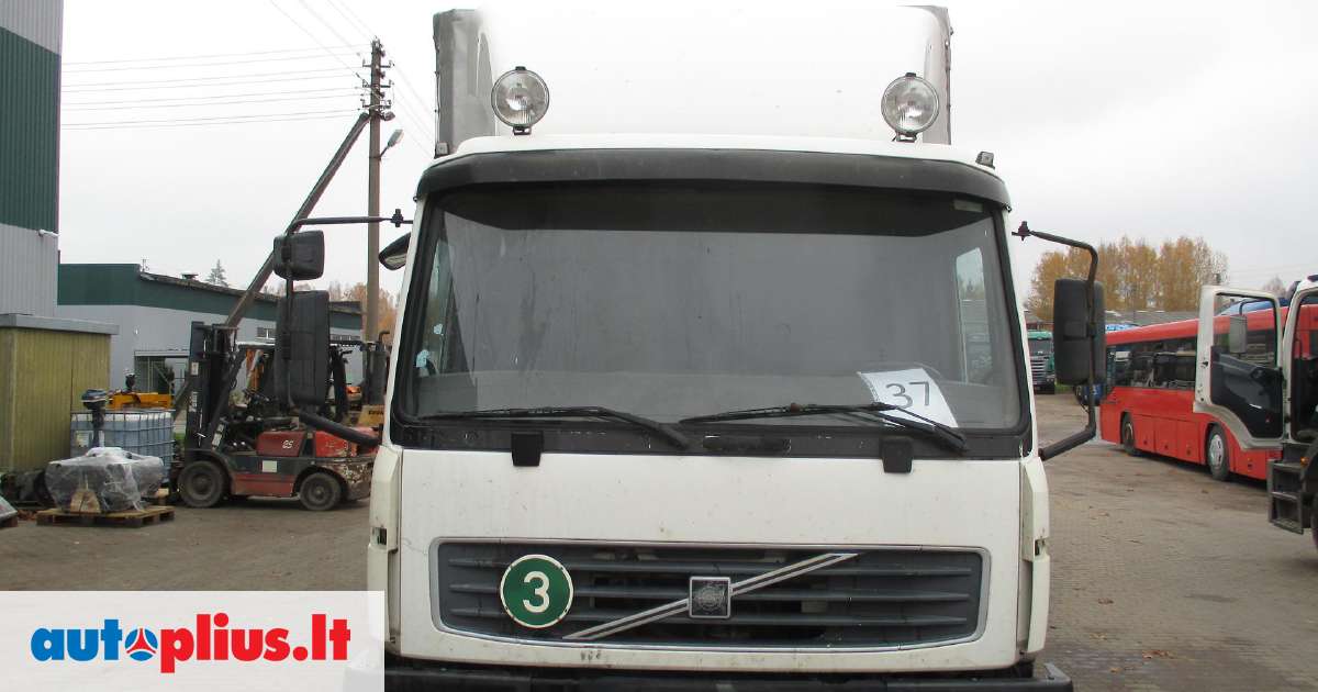 Volvo FL6, dropside trucks with tarpaulin 2002-12 m., | A12814549