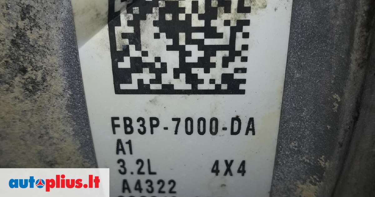 Ford Ranger, FB3P-7000-DA, differential, gearbox, clutch kit 2017-04 m ...