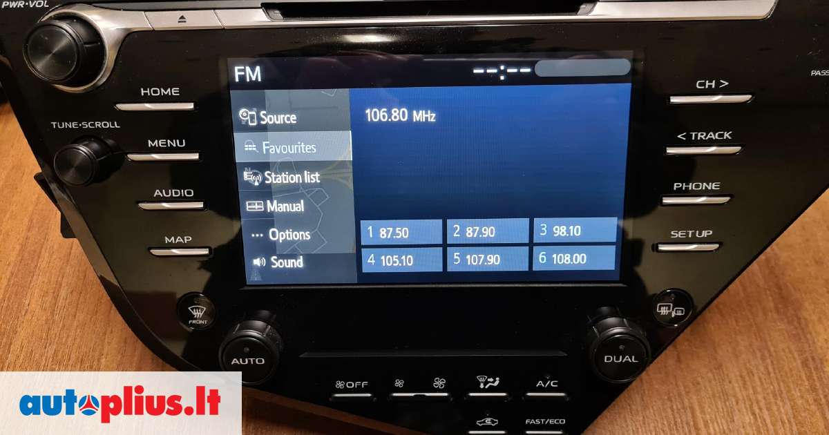 Toyota Camry Android auto ir carplay instaliavimas navigacijos radijos ...