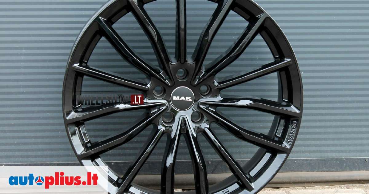 MAK Rapp Gloss Black, lengvojo lydinio, R21 | A14505283