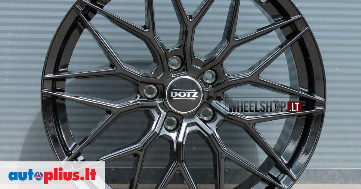 Dotz Suzuka Gloss Black, lengvojo lydinio, R19 | A14515283 Dotz Suzuka Gloss Black, lengvojo lydinio, R19 | A14515283