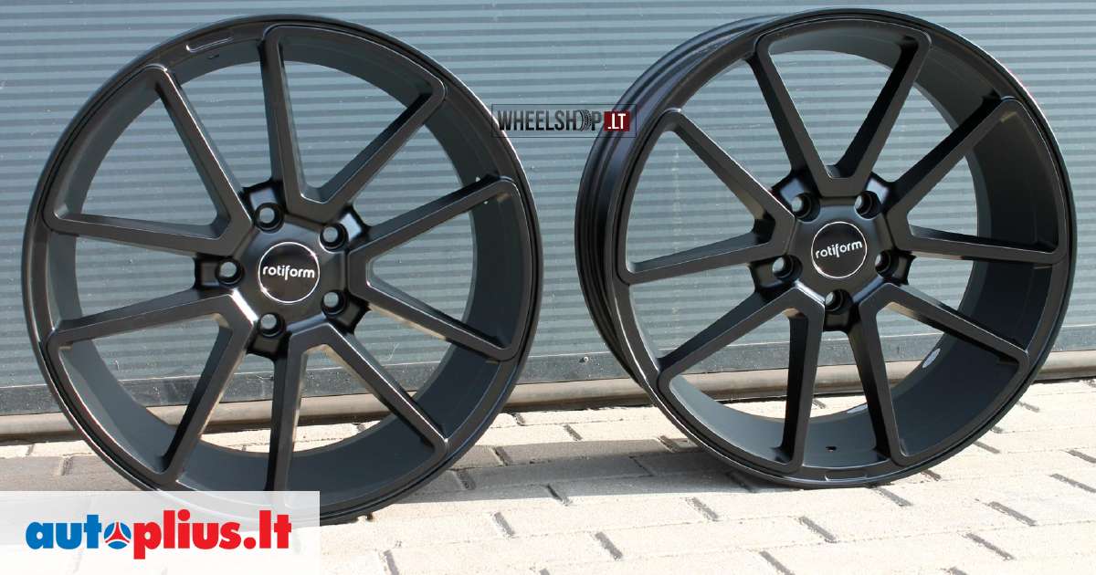 Rotiform SPF Style Black Matt, lengvojo lydinio, R18 | A17088279