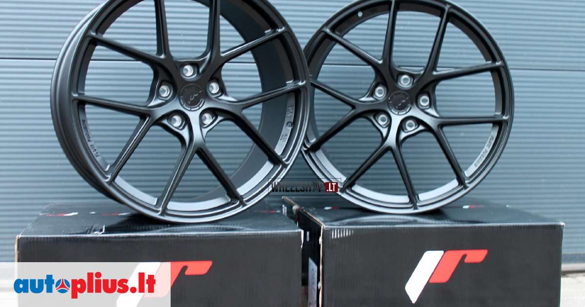 Japan Racing SL01 Black Matt FlowForming, lengvojo lydinio, R18 | A14340480