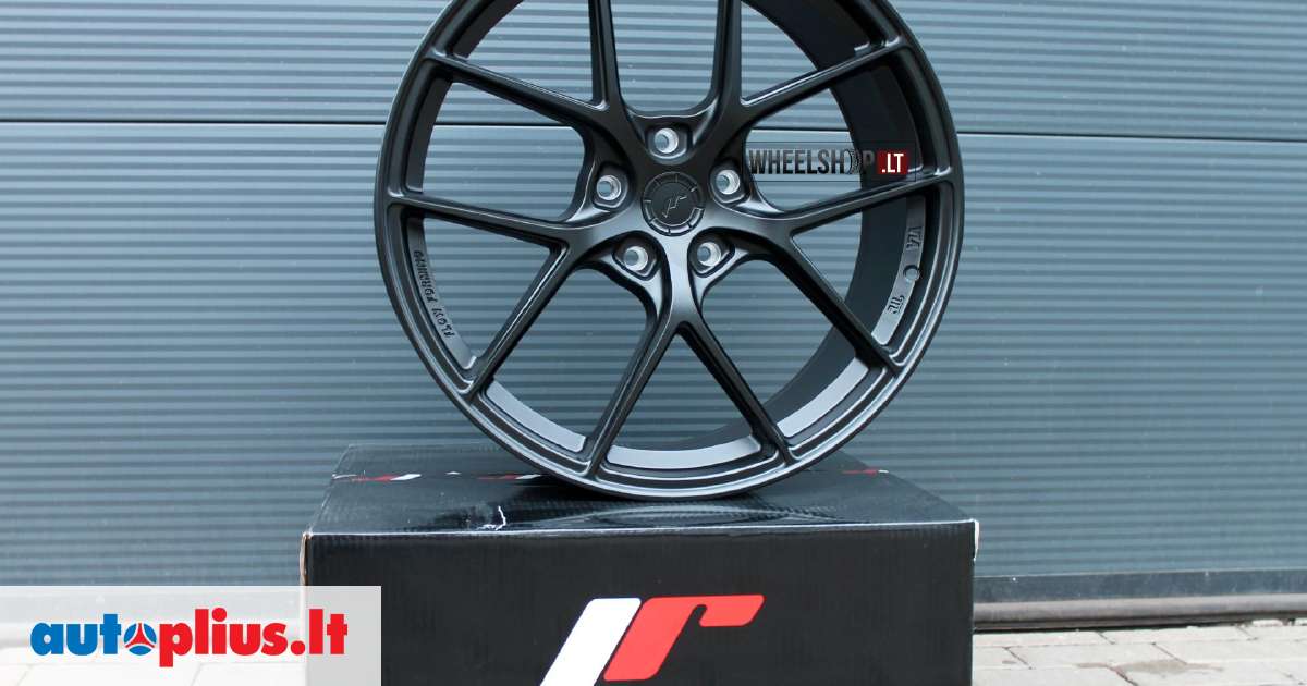 Japan Racing SL01 Black Matt FlowForming, lengvojo lydinio, R18 | A14340480