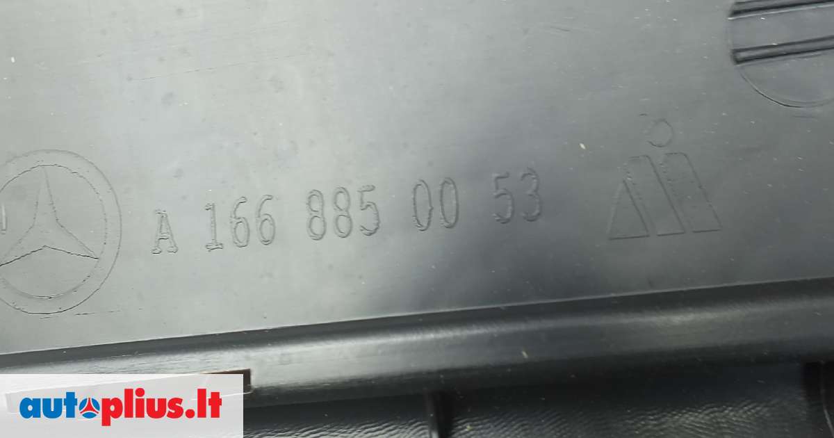 Mercedes-Benz ML klasė Galinio bamperio apatine detale a1668850053 2012 ...