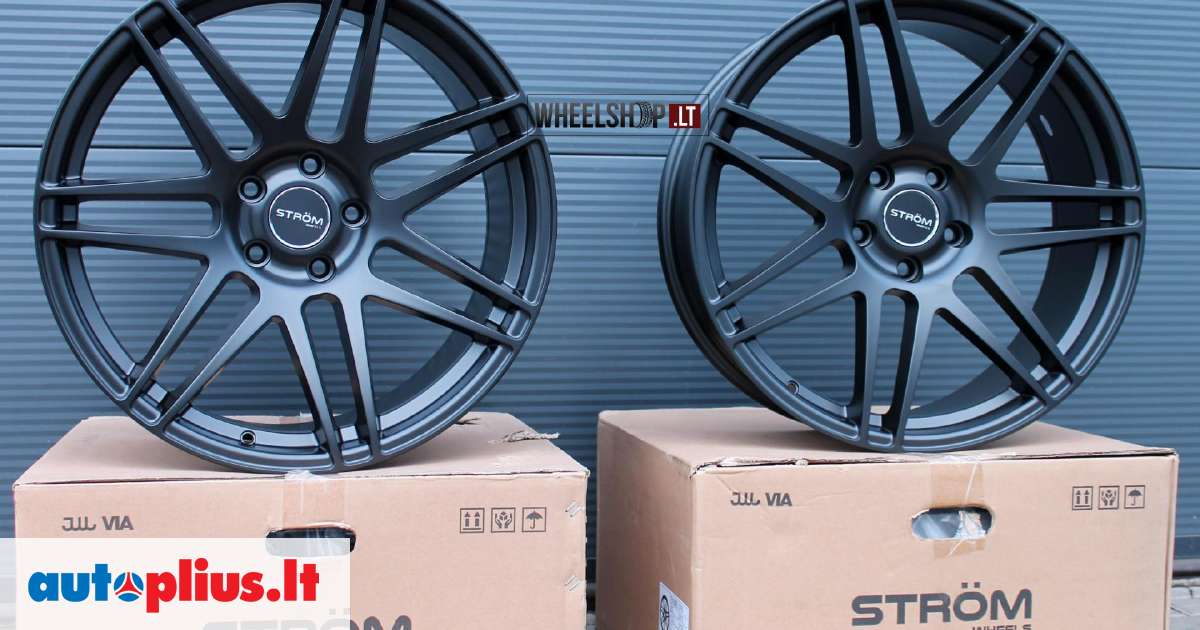 STROM STR3 Satin Black, lengvojo lydinio, R20 | A17819519